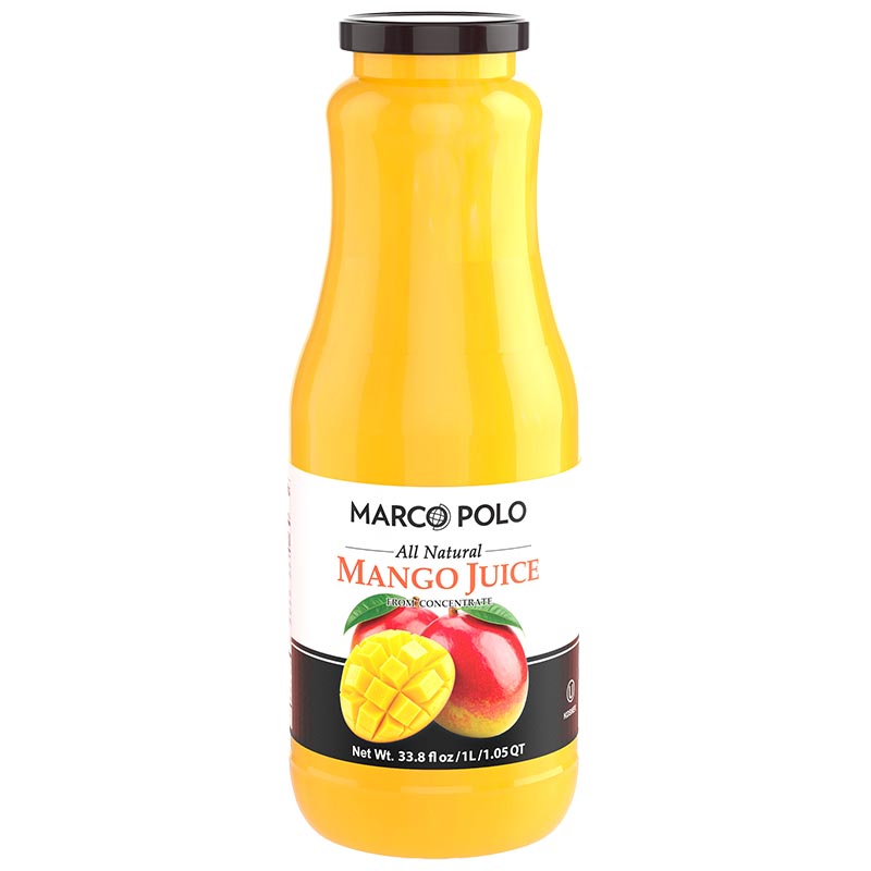 Marco Polo Mango Juice (1 Ltr) Glass – Krinos Foods Atlanta LLC