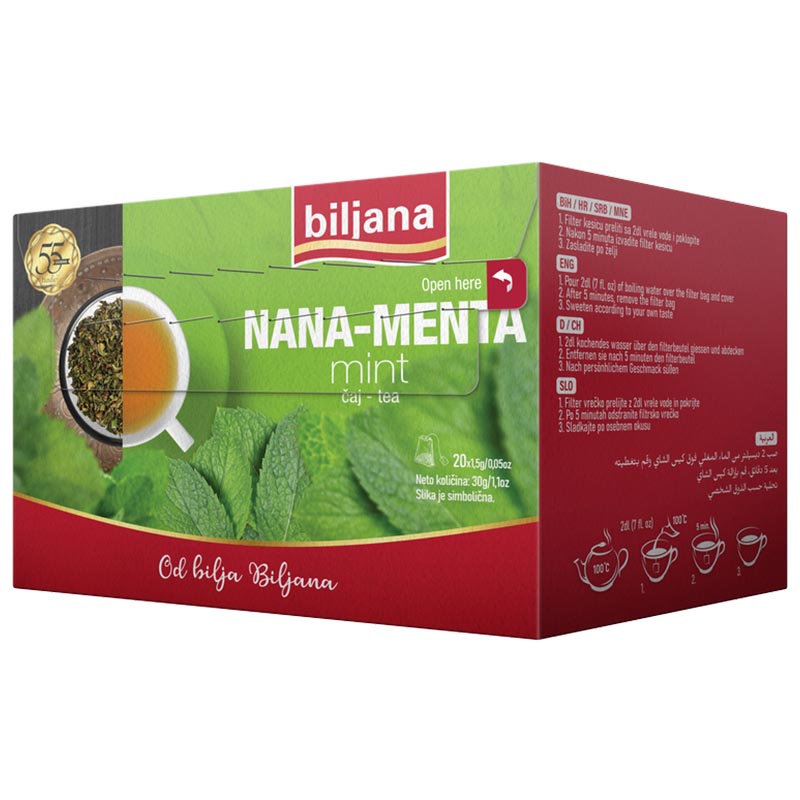 Biljana Nana-Menta Mint Tea (30g) – Krinos Foods Atlanta LLC